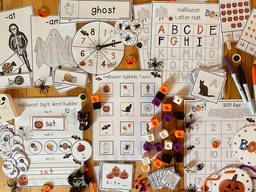 Halloween Learning Pack - Littles Edition - Preschool and Kindergarten ...