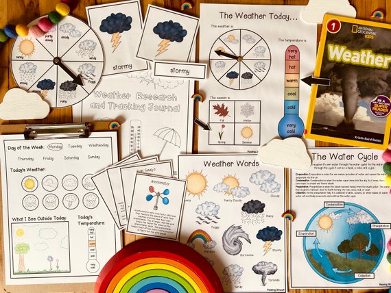 Weather Unit: Science Pack - Etsy