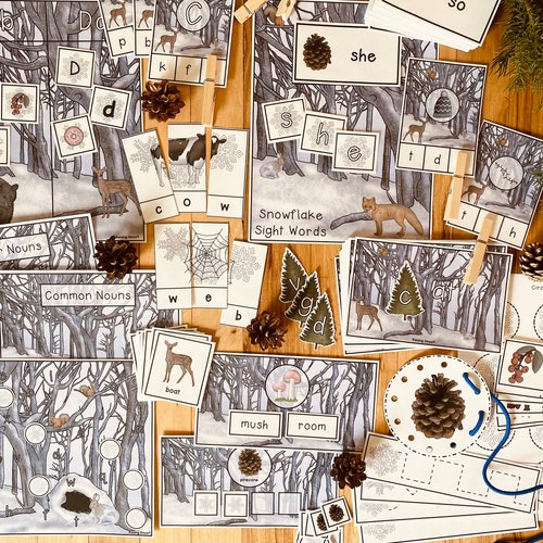 Winter Forest Unit: Science Pack - Etsy