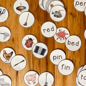 Phonics Learning Pack - CVC Words - Beginning Phonics - Etsy