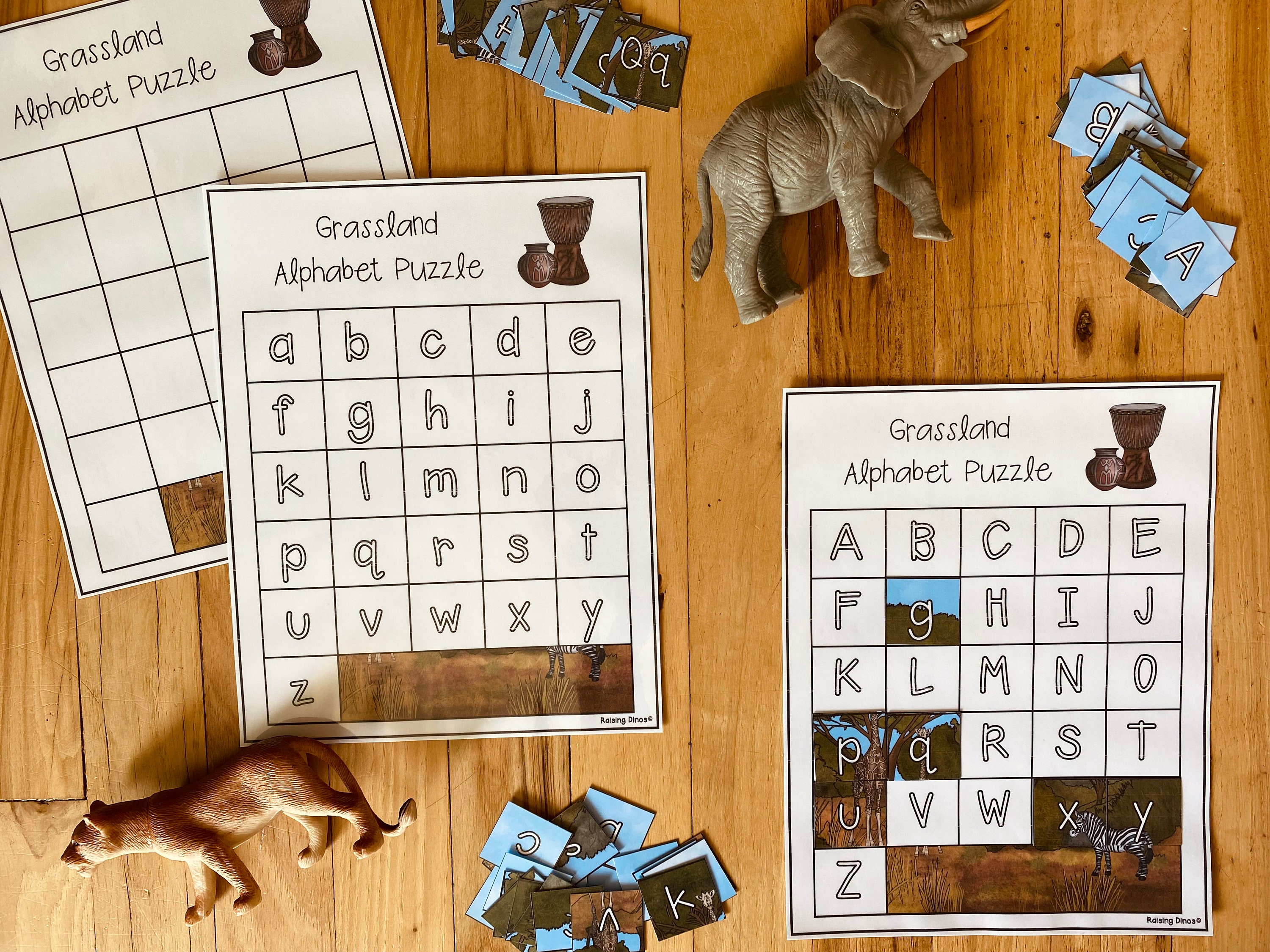 Grassland Animals Unit: Literacy Pack | Etsy