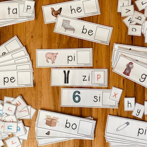 Phonics Learning Pack - CVC Words - Beginning Phonics - Etsy