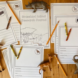 Grassland Animals Unit Bundle - Etsy