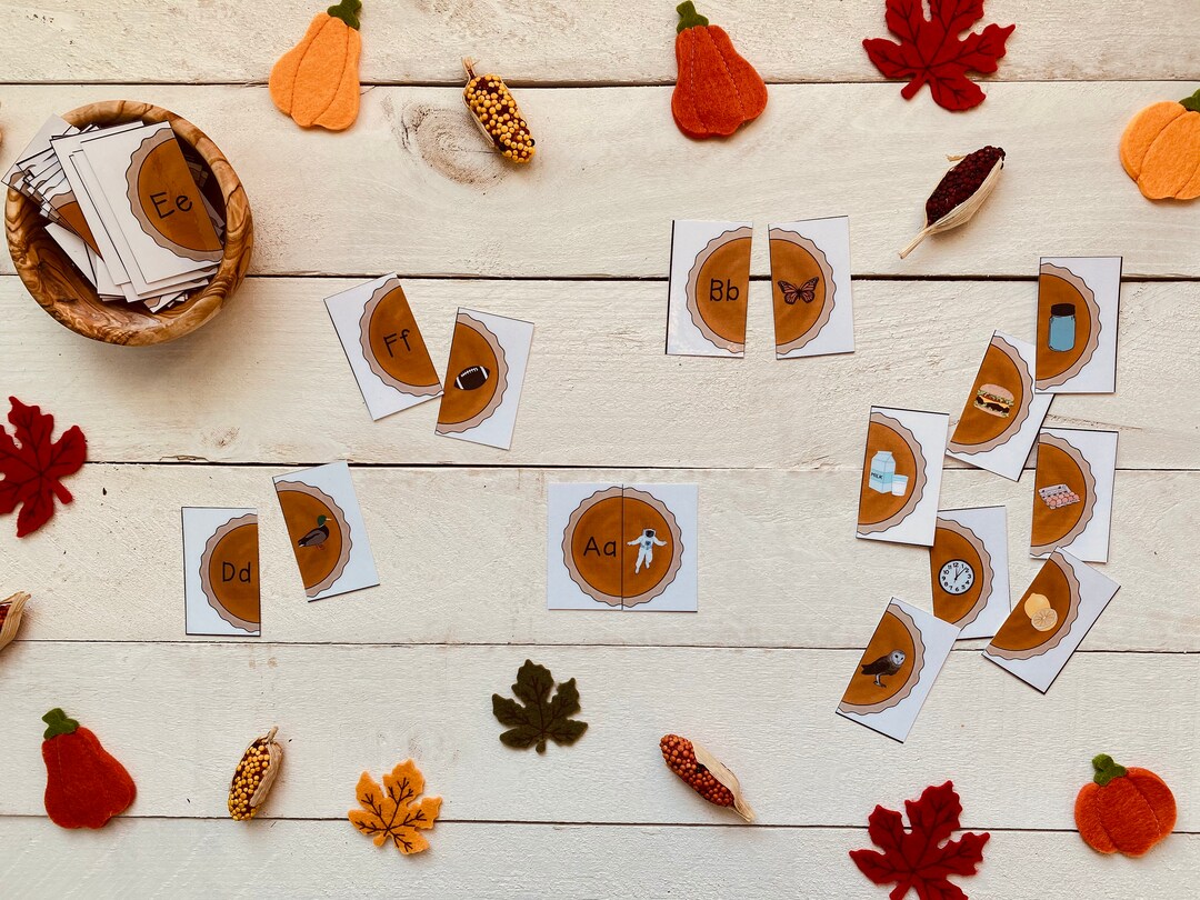 Pumpkin Pie Letter Sound Cards - Etsy