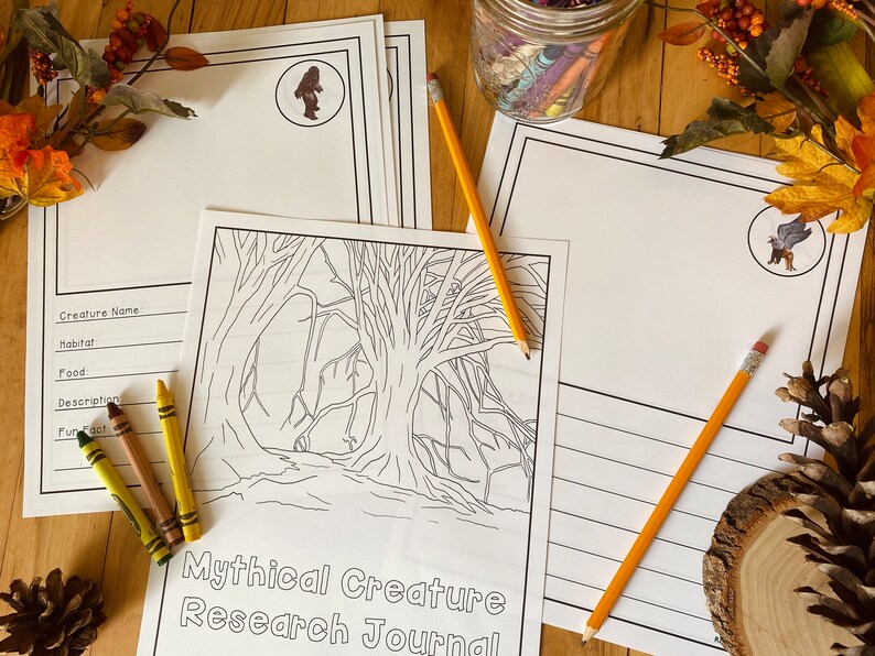 Mythical Creatures Mini Study - Etsy