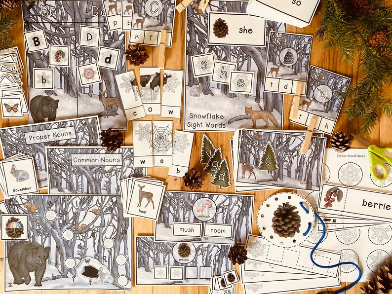 Winter Forest Unit Bundle - Etsy