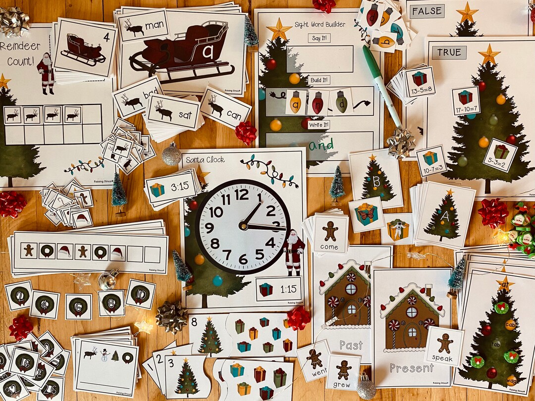 Christmas Learning Pack - Etsy