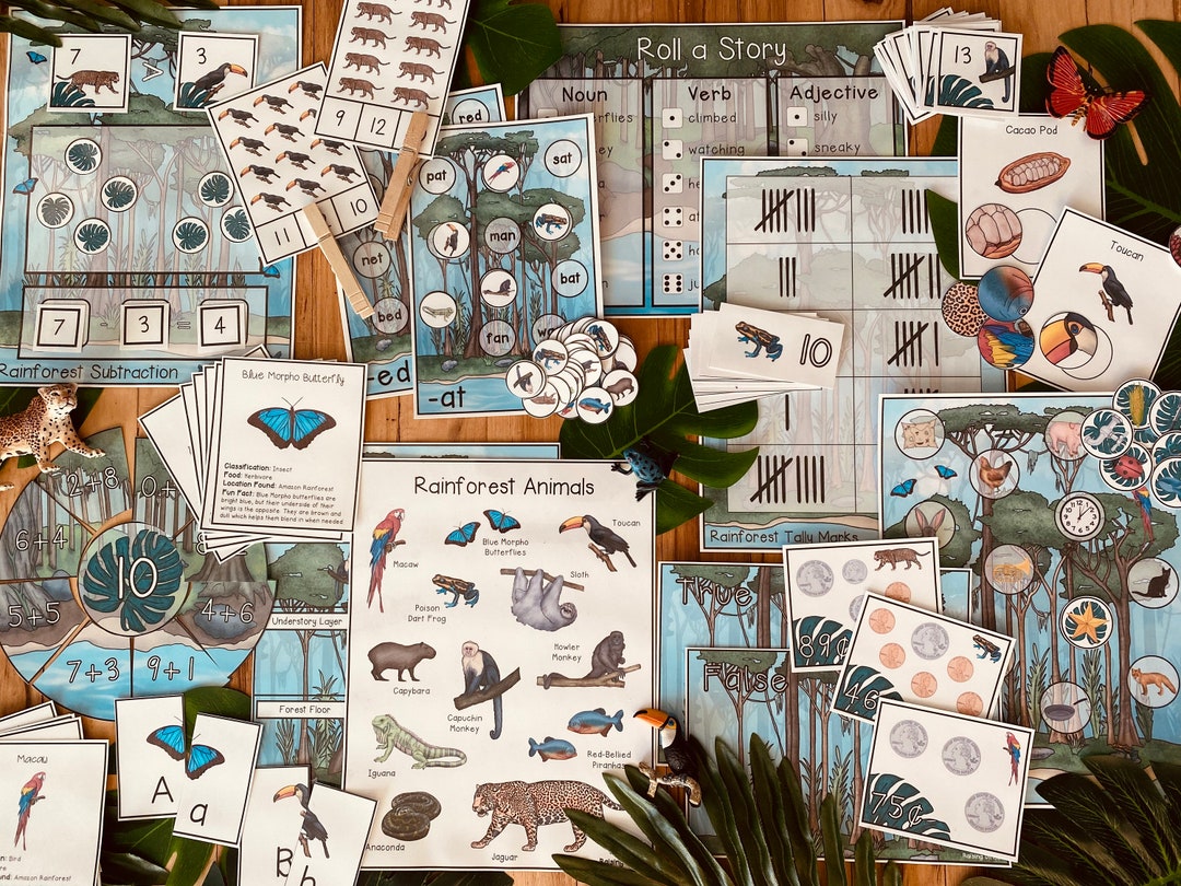 Rainforest Unit Bundle - Etsy