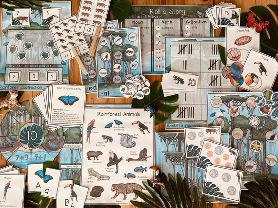 Rainforest Unit Bundle - Etsy