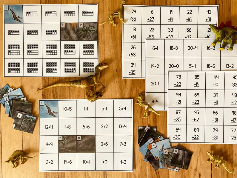 Dinosaur Unit: Math Pack - Etsy