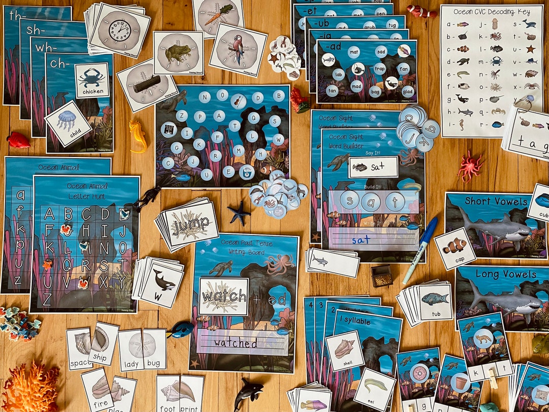 Ocean Unit: Literacy Pack - Etsy