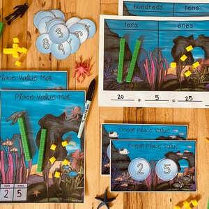Ocean Unit: Math Pack - Etsy