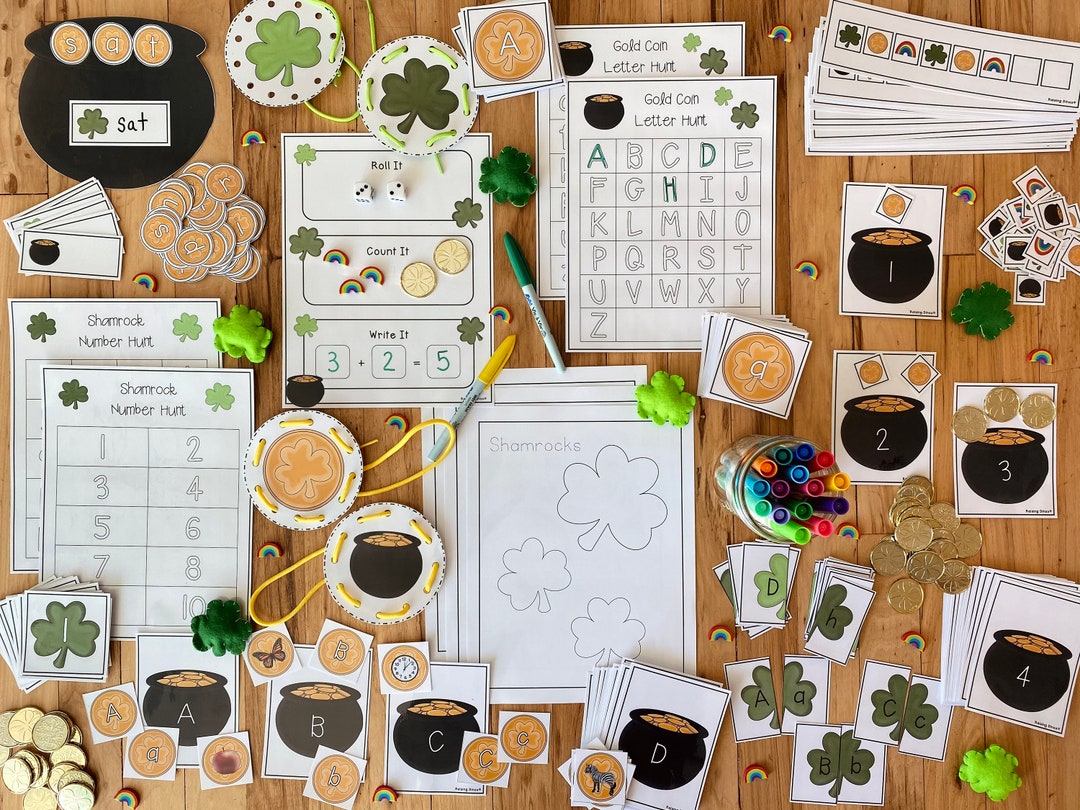 St. Patrick's Day Learning Pack - Littles Edition - Preschool and ...