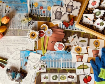 Complete Garden Unit Study, Garden Learning Pack, Gardening Printables ...