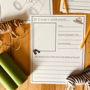 Zookeeper Animal Research Journal - Etsy