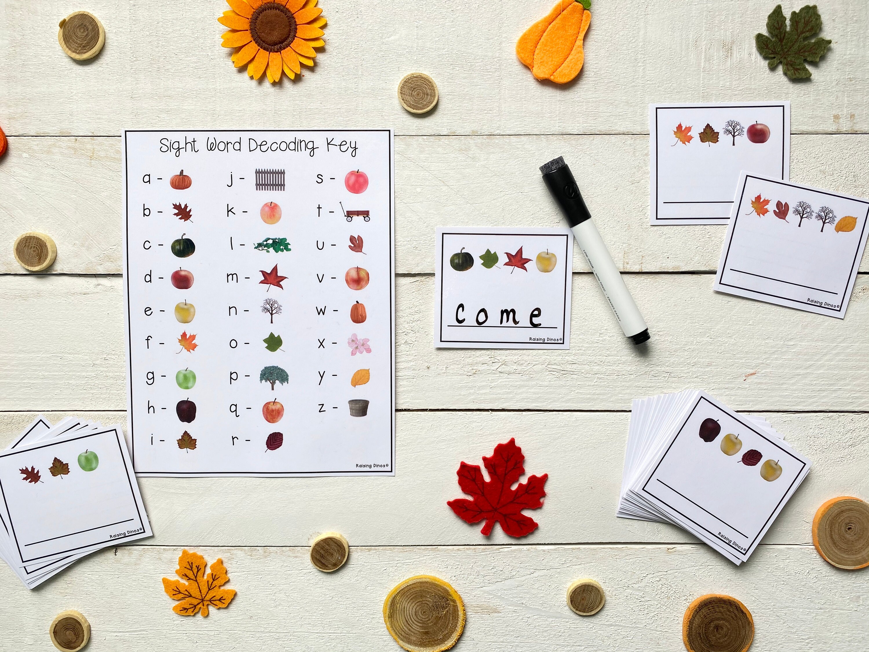 Fall Unit: Literacy Pack | Etsy