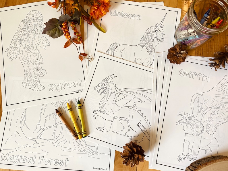 Mythical Creatures Mini Study - Etsy