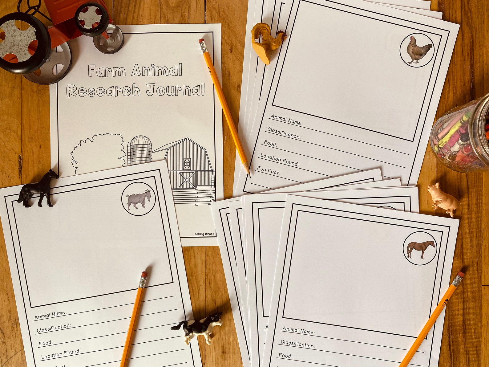 Farm Unit: Science Pack | Etsy