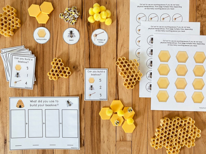 Bee Unit: Math Pack - Etsy