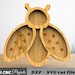 Ladybug Serving Plate for Kids CNC Files for Wood CNC File CNC Router ...