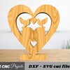 Mom Sign in Heart Mother's Day CNC Files for Wood CNC File CNC Router ...