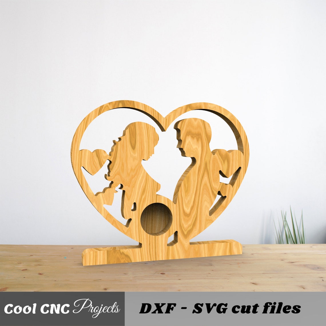 Mother's Day Baby Photo Frame CNC Files for Wood CNC File | Etsy