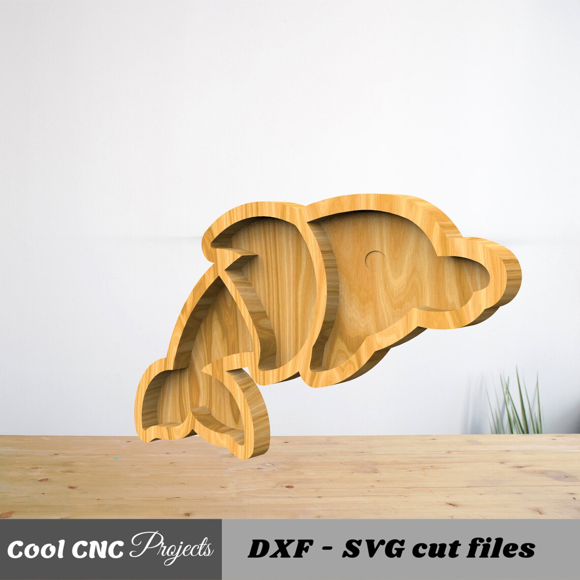 CNC Files Dolphin Serving Tray for Kids CNC Router File dwg - Etsy