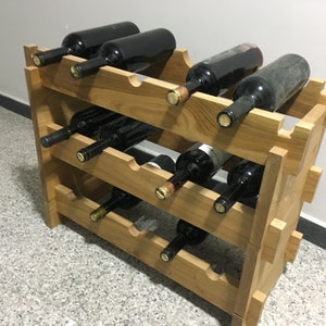 Wine Rack CNC Router Files for Wood Dwg Cdr Dxf SVG Eps Pdf AI - Etsy