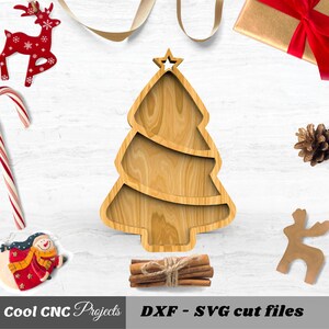 Christmas Tree CNC File for Wood CNC File CNC Router File (dwg Cdr Dxf ...