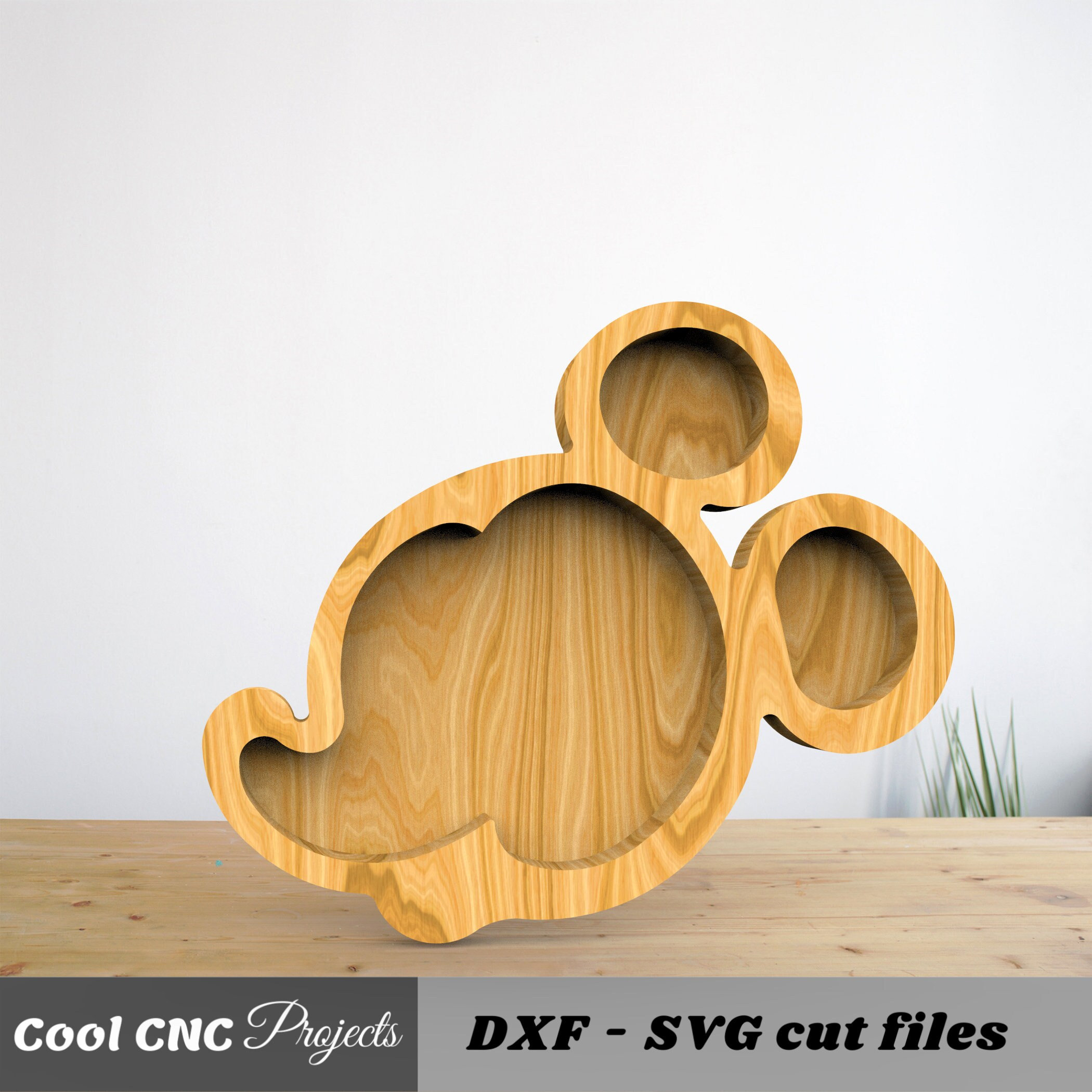 Mouse Serving Plate CNC Files for Wood CNC File CNC Router - Etsy