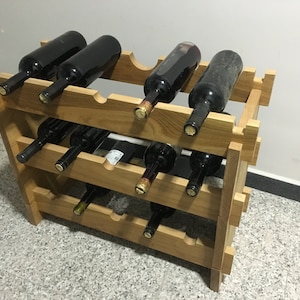 Wine Rack CNC Router Files for Wood Dwg Cdr Dxf SVG Eps Pdf AI - Etsy