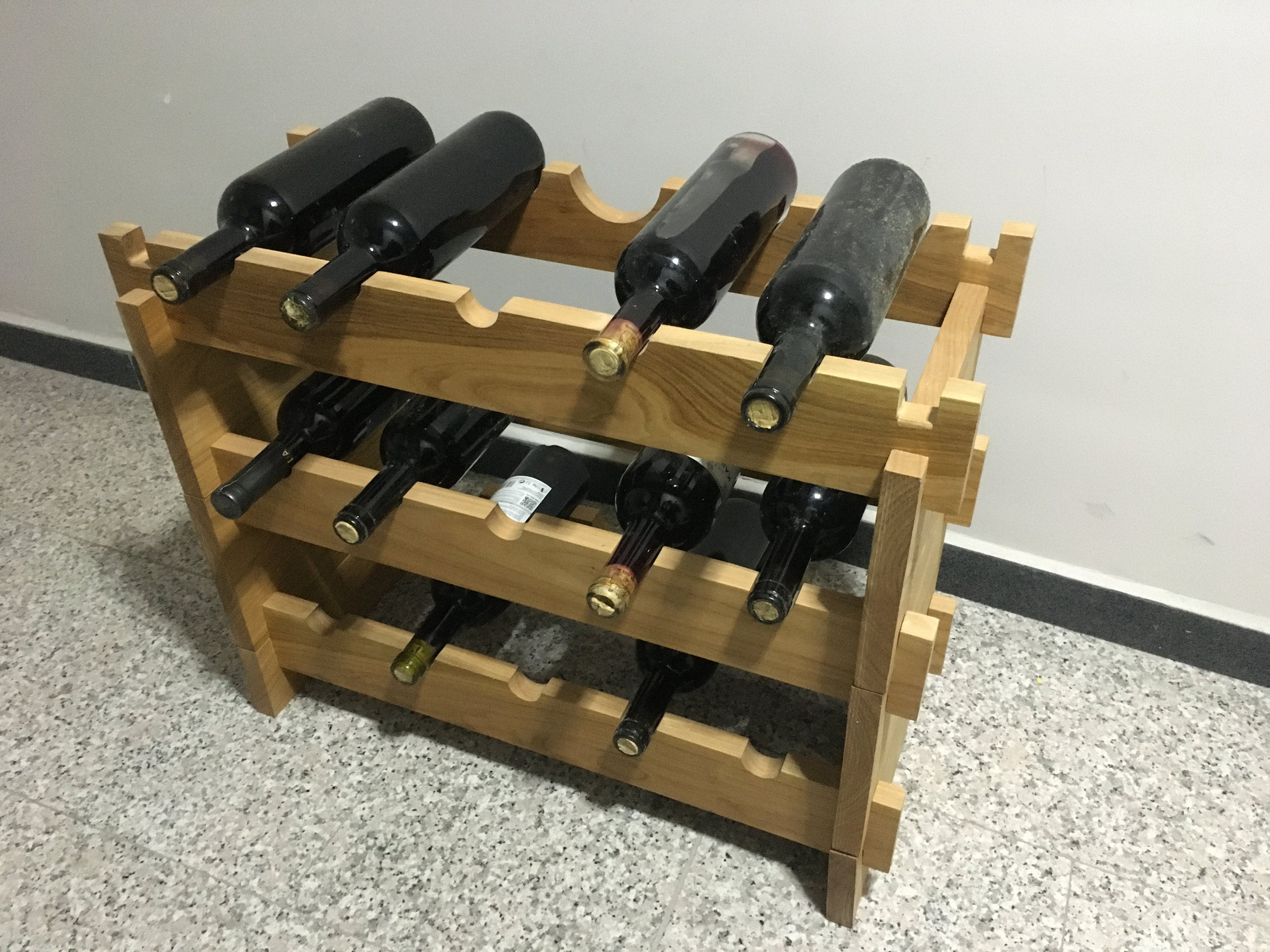 Wine Rack CNC Router Files for Wood Dwg Cdr Dxf SVG Eps Pdf AI - Etsy