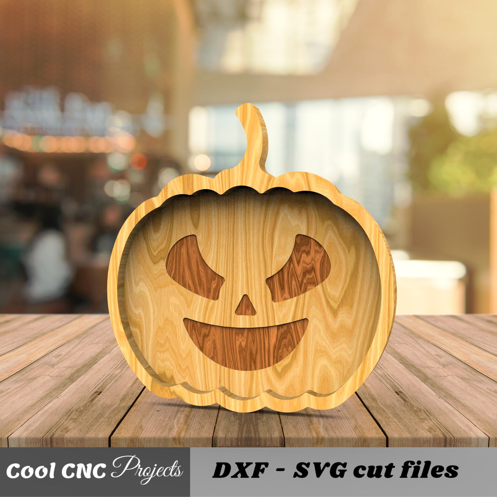 Halloween Pumpkin Serving Plate CNC Files (digital Download) - Etsy