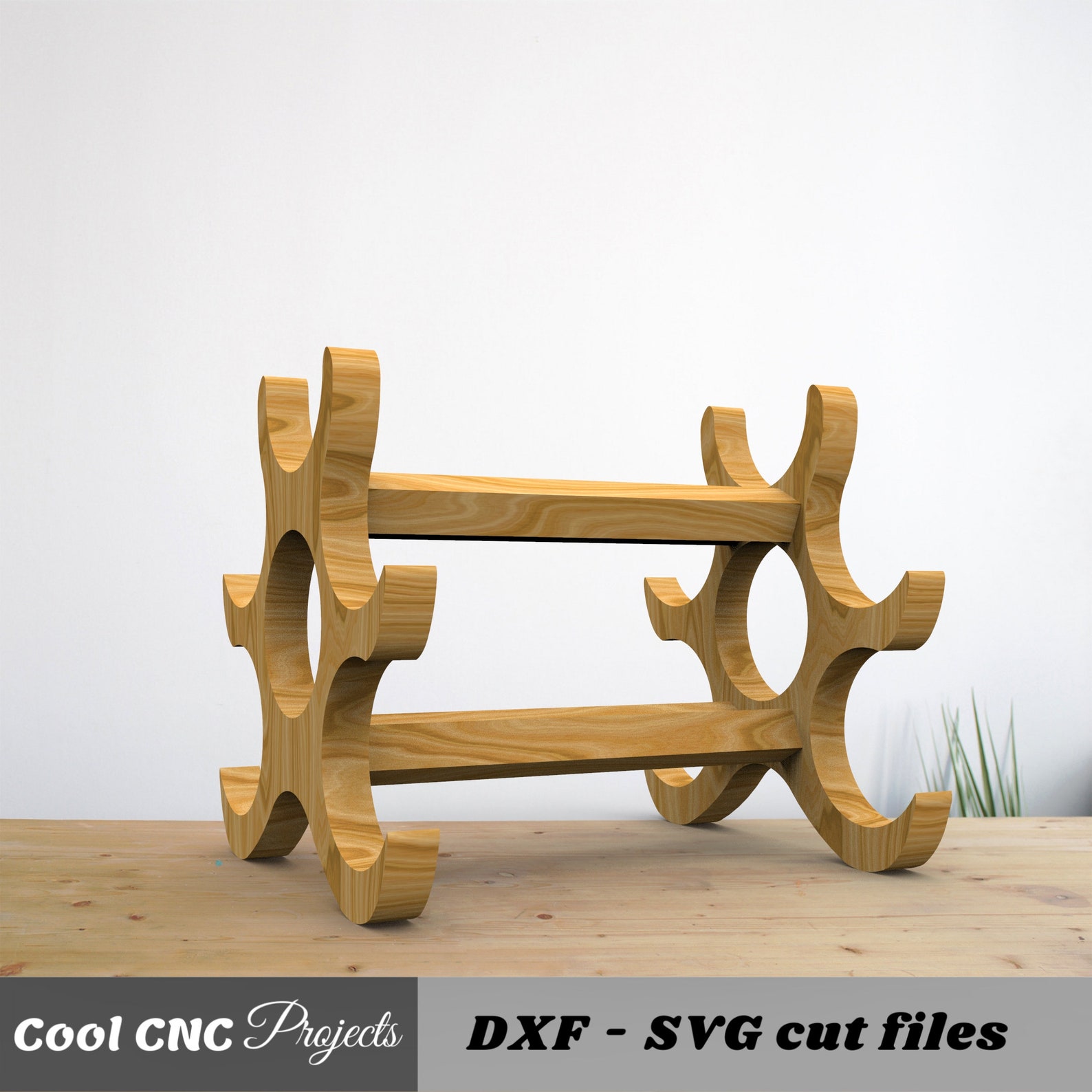 Wine Rack 2 CNC Files for Wood CNC File CNC Router File dwg - Etsy