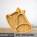 CNC File for Wood Christmas Bells Serving Plate dwg Cdr Dxf Svg Eps Pdf ...