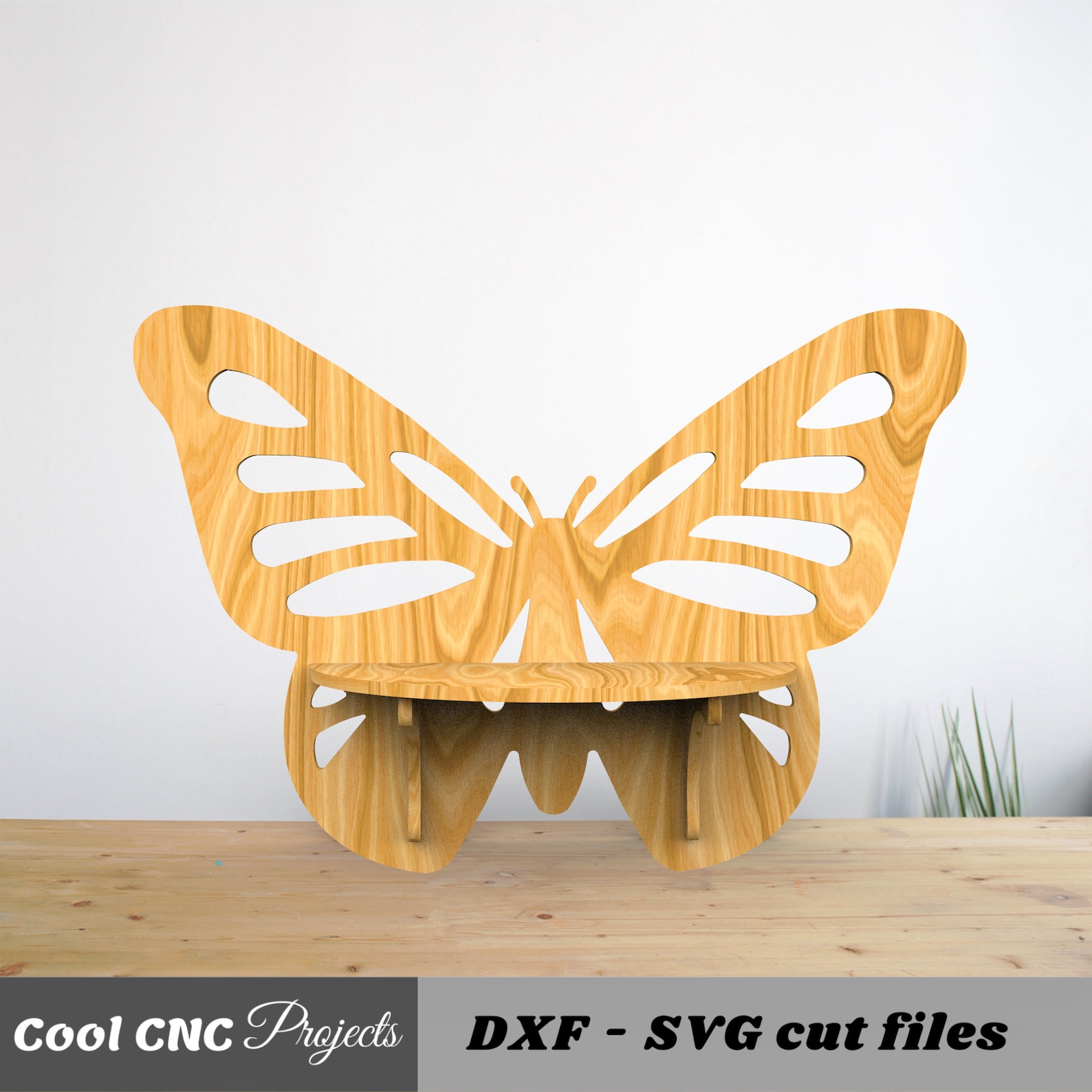 Butterfly Wall Shelf CNC Files for Wood CNC File CNC Router - Etsy