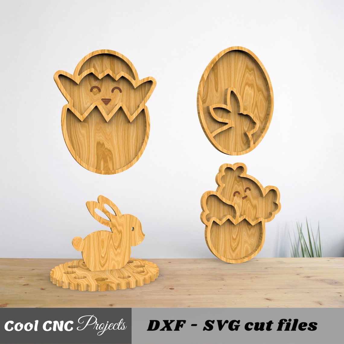 Easter Pack CNC Files for Wood CNC File CNC Router File dwg | Etsy