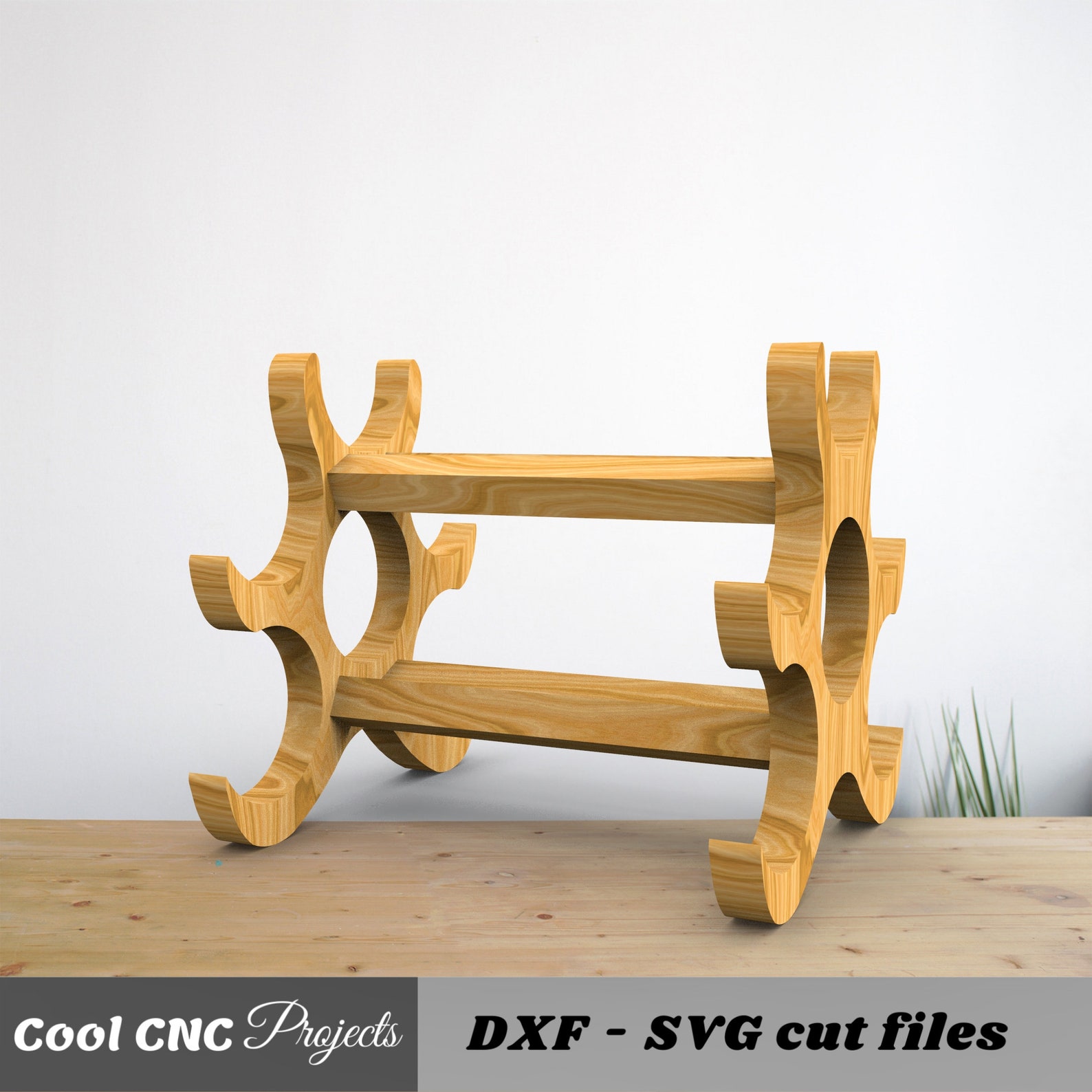 Wine Rack 2 CNC Files for Wood CNC File CNC Router File dwg - Etsy