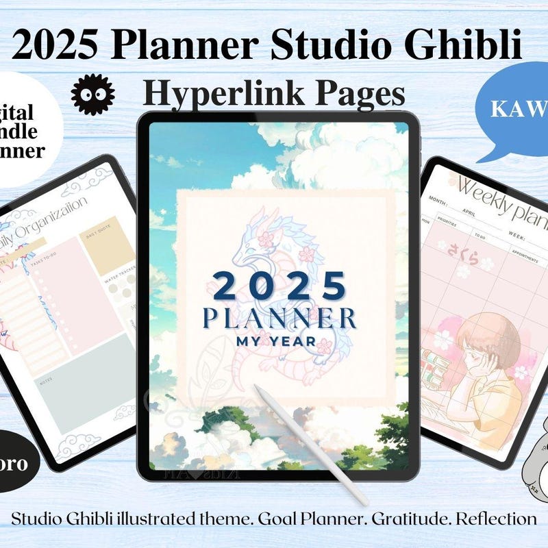 2025 Ghibli Calendar - Etsy