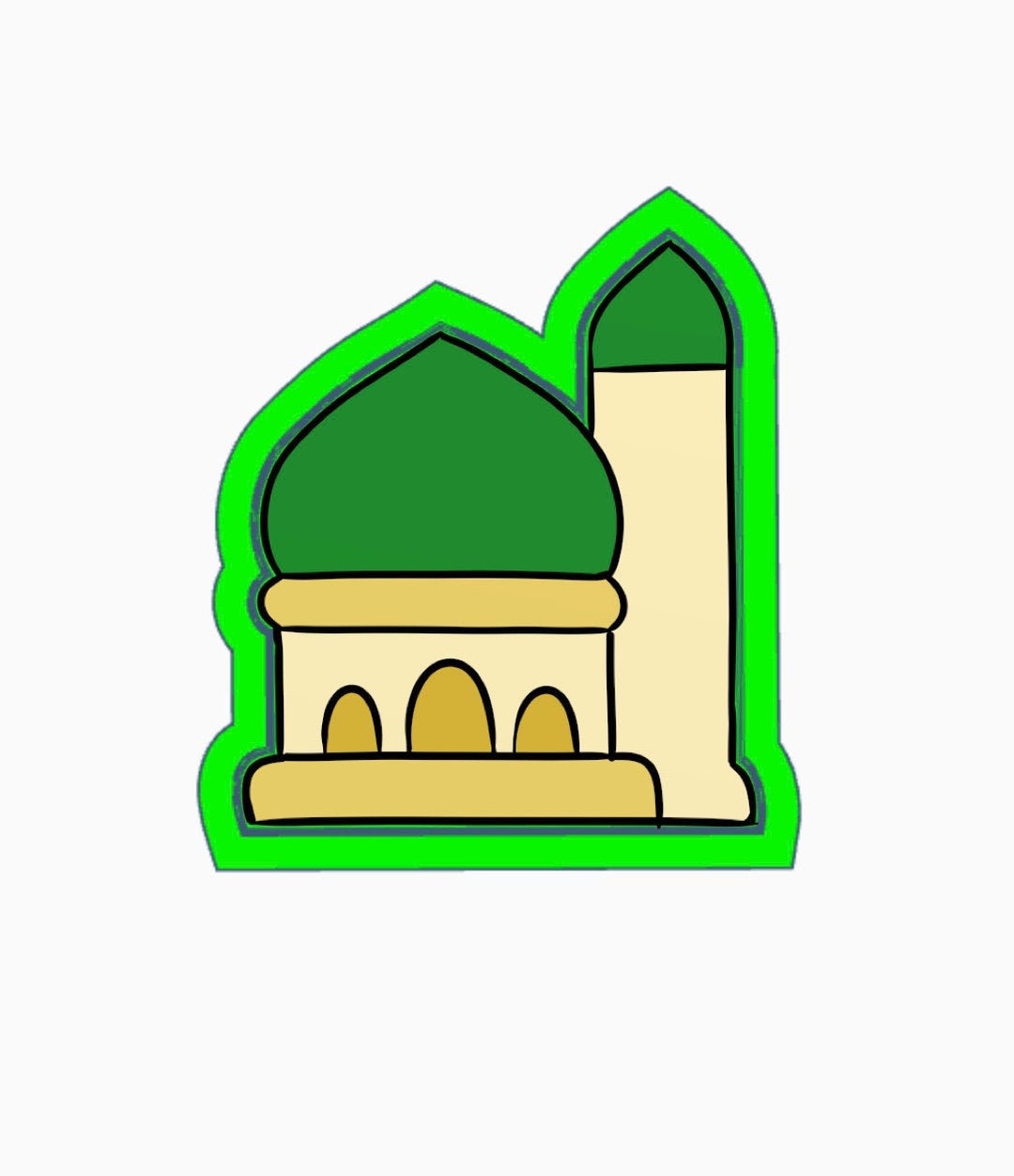Mosque Masjid Dome Cookie Cutter - Etsy