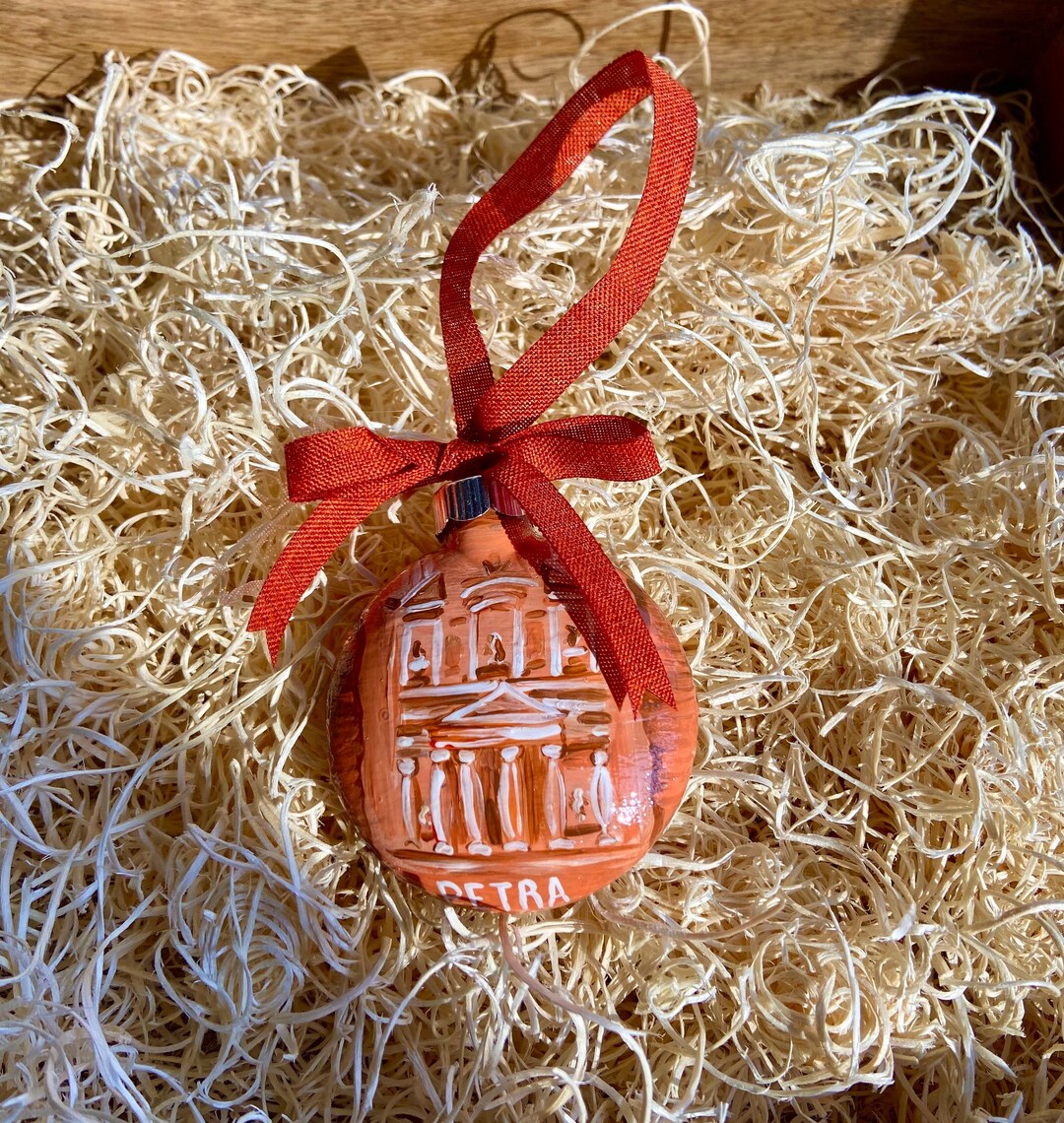 Petra, Jordan Glass Disc Ornament 2.5inches - Etsy
