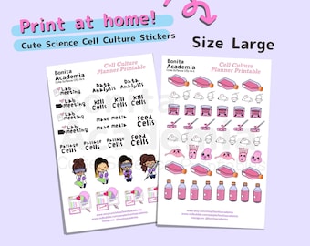 Cell Culture Sticker - Etsy