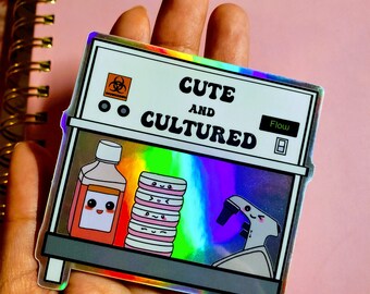 Cell Culture Sticker - Etsy