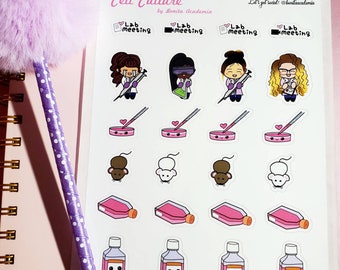 Cell Culture Sticker - Etsy