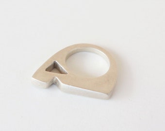 Negative Space Ring - Etsy