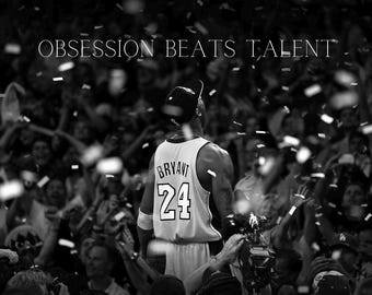 Kobe Bryant | Jobs Not Finished Poster | Motivational Poster | Wall ...