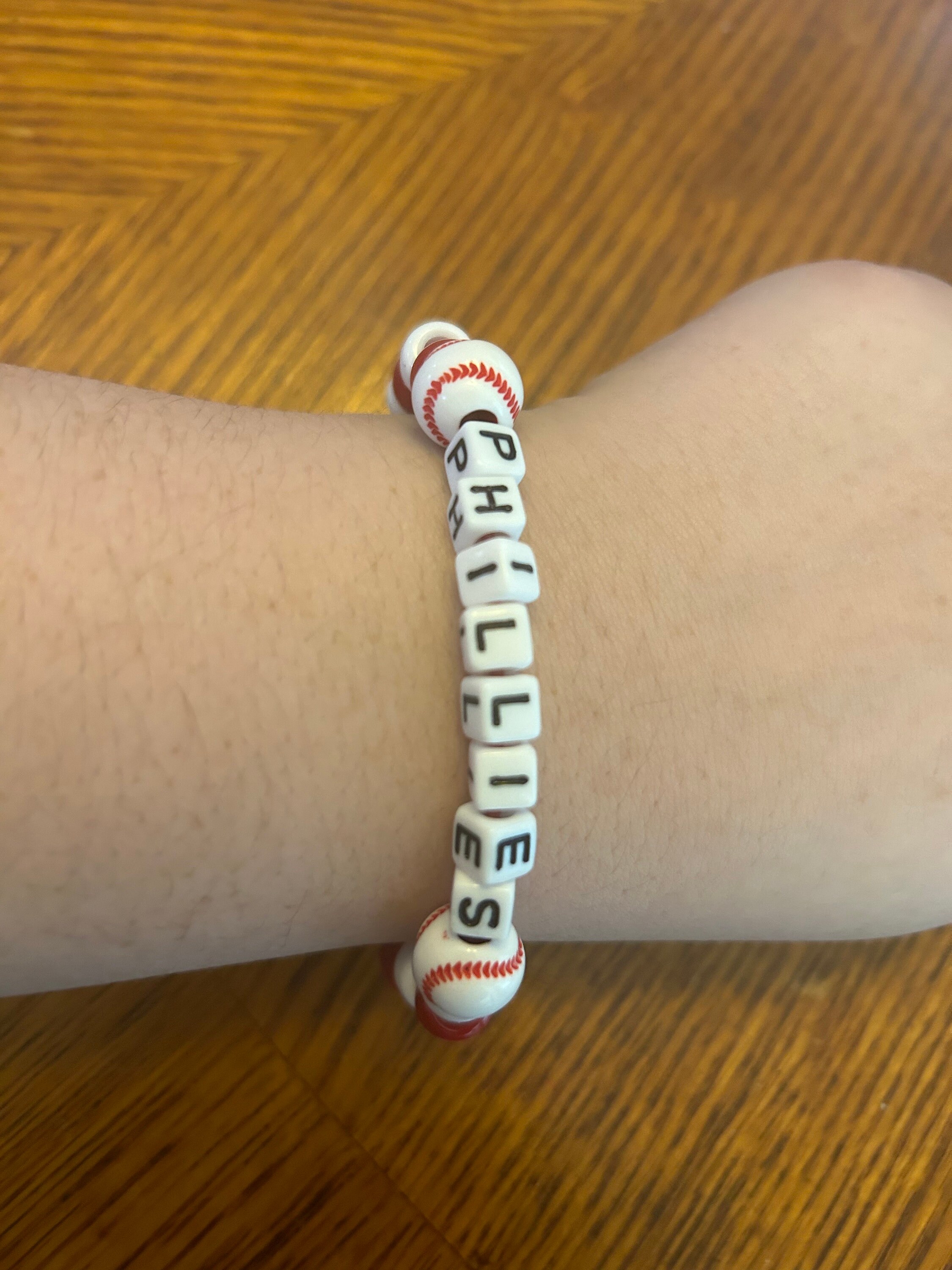 Philadelphia Phillies Beaded Friendship Bracelet - Etsy