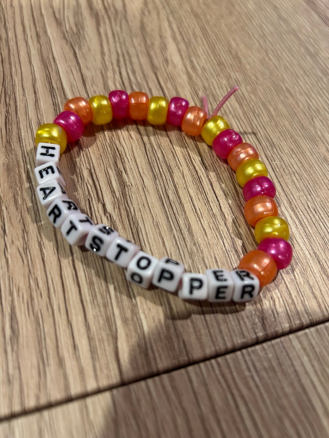 Heartstopper Beaded Friendship Bracelet - Etsy