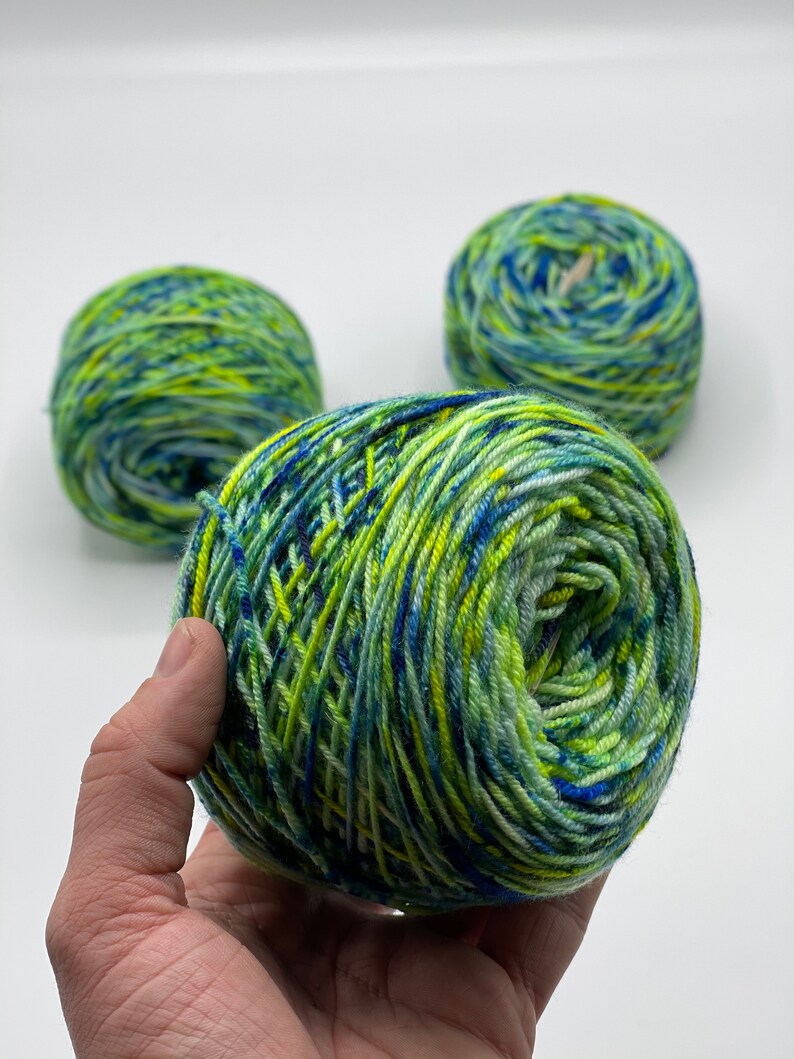 Hand Dyed Yarn Starry Night | Etsy