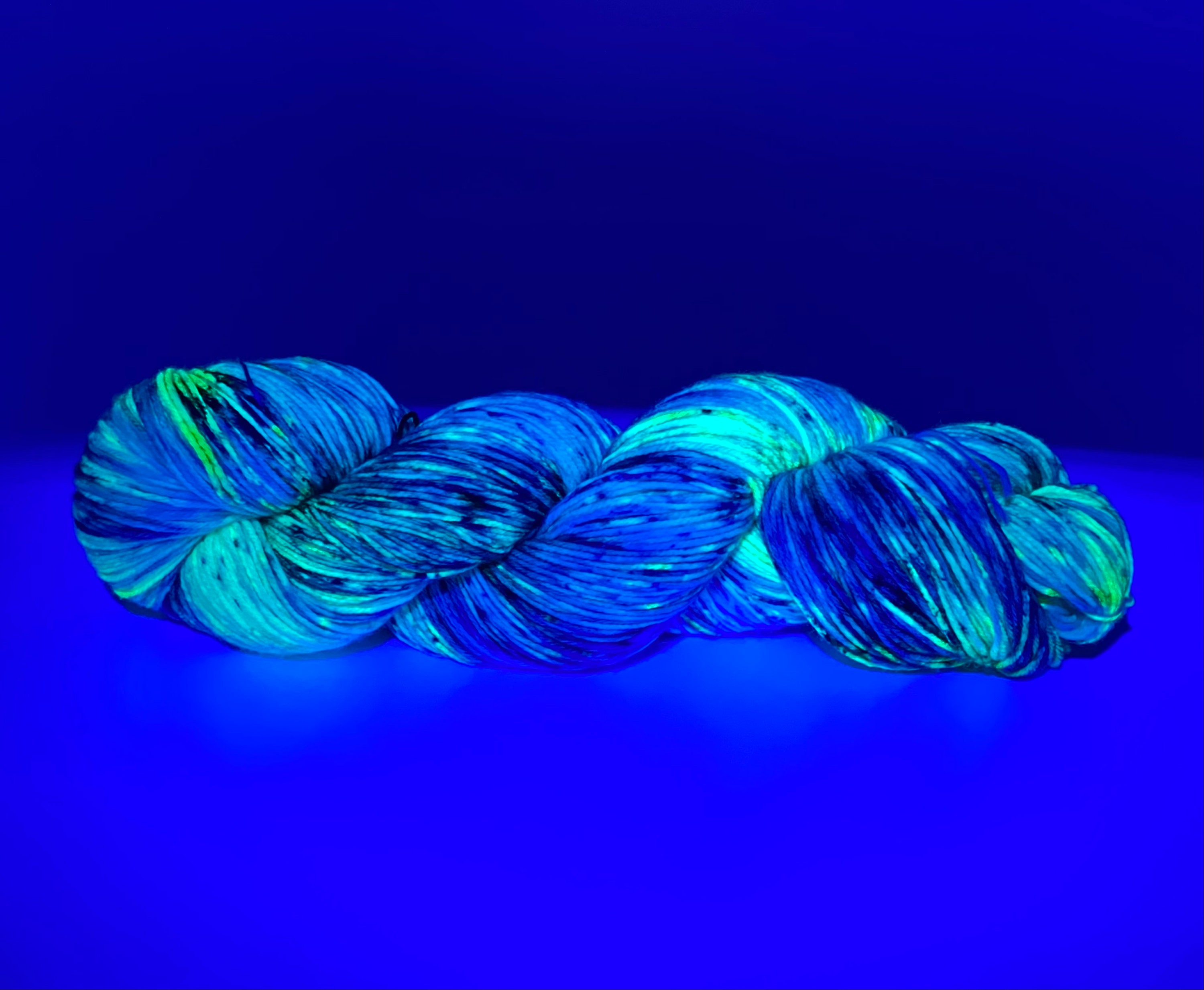 Hand Dyed Yarn Starry Night - Etsy